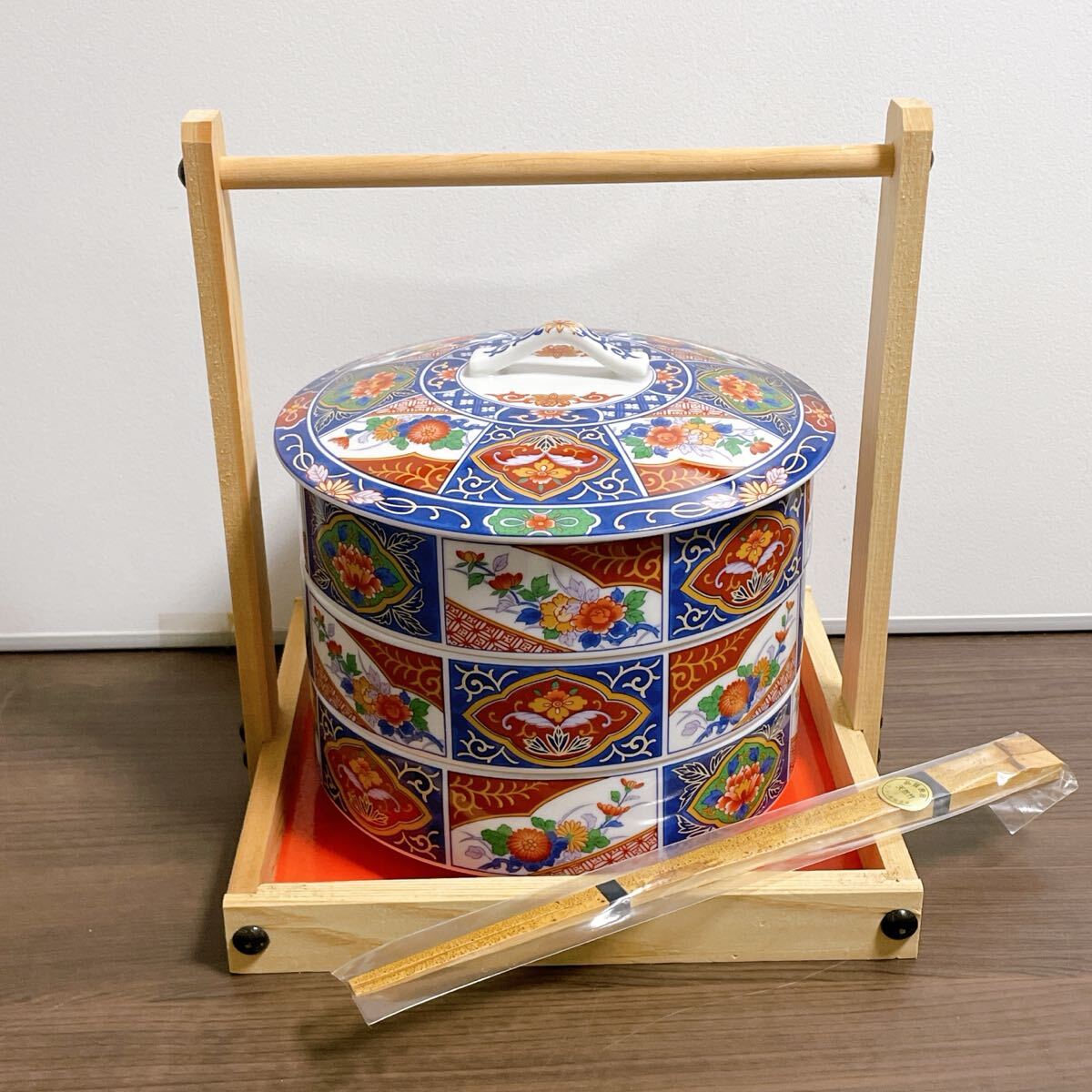 Yahoo!オークション -「三段重 陶器」(アンティーク Yahoo!オークション -「三段重 陶器」(アンティーク
