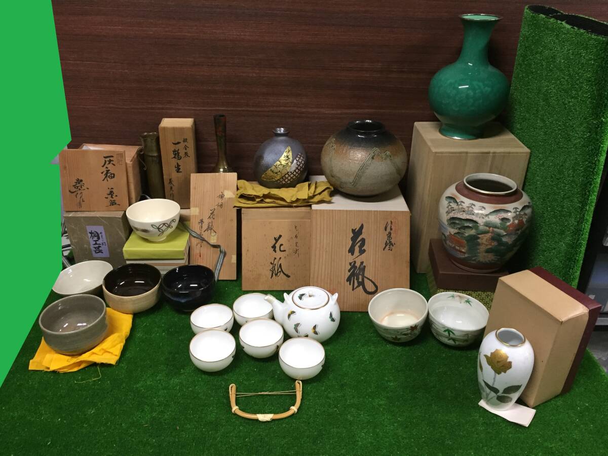 Yahoo!オークション -「九谷焼 花瓶」(花瓶) (インテリア小物)の Yahoo!オークション -「九谷焼 花瓶」(花瓶) (インテリア小物)の