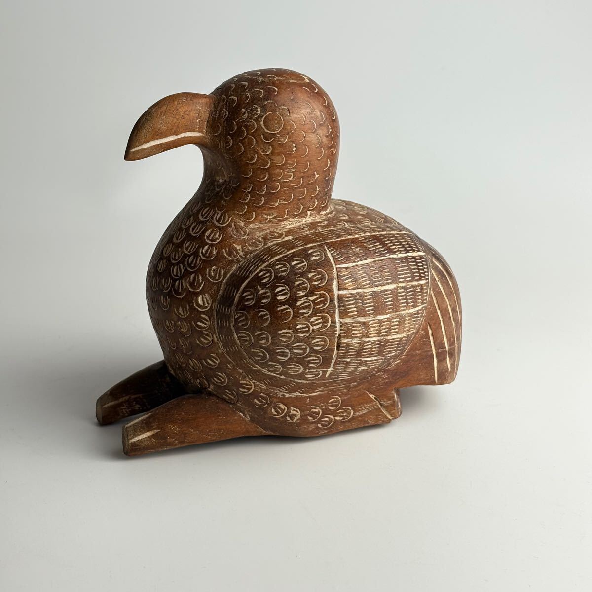 Yahoo!オークション -「木彫り 置物 鳥」(木工、竹工芸) (工芸品 Yahoo!オークション -「木彫り 置物 鳥」(木工、竹工芸) (工芸品