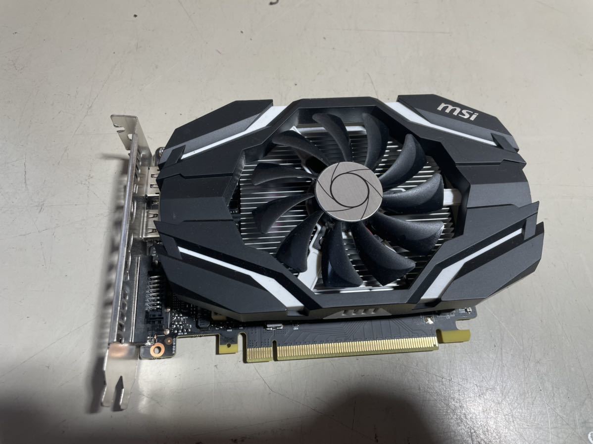 MSI GeForce GTX 1050 2G OC グラフィックスボード VD6204(中古 良品)