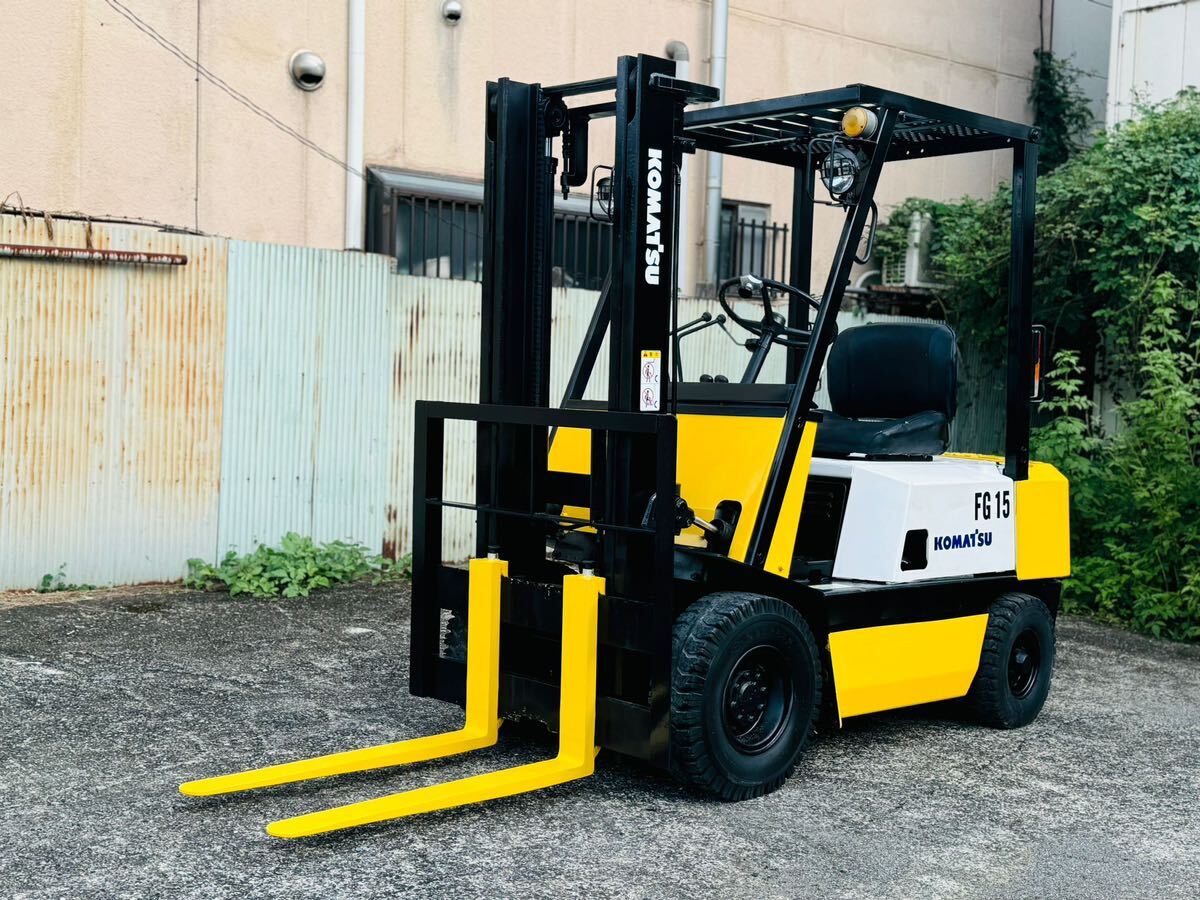 ★★フォークリフト★コマツ★FG15-14★MT★1.5t★ガソリン★KOMATSU★★