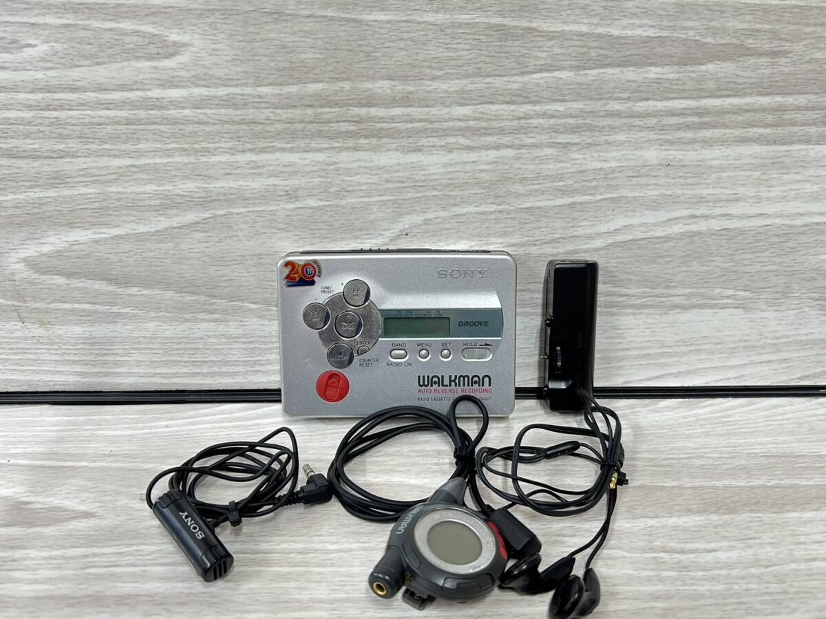2点セットSONY カセットウォークマン WM-GX677 整備品 リモコン 2点セットSONY カセットウォークマン WM-GX677 整備品 リモコン
