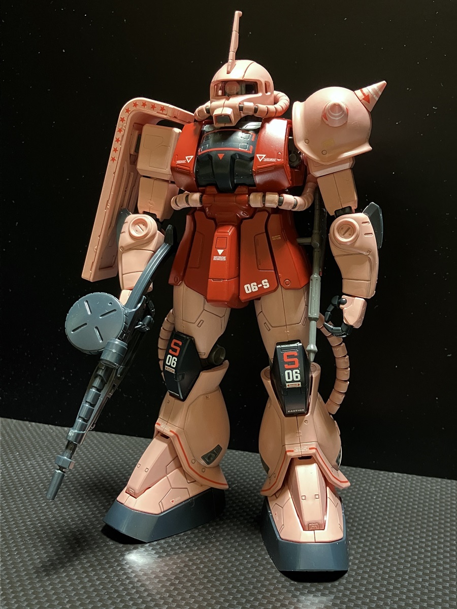 Yahoo!オークション -「mgシャア専用ザク」(完成品) (ガンダム Yahoo!オークション -「mgシャア専用ザク」(完成品) (ガンダム