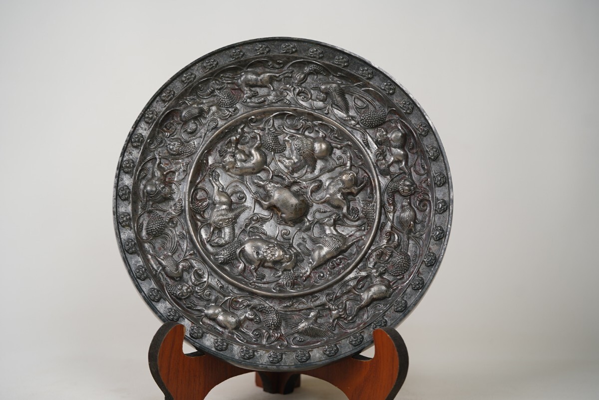 中国 古銅製 銅鏡 古鏡 時代物 藏出|銅製 中国 古銅製 銅鏡 古鏡 時代物 藏出|銅製