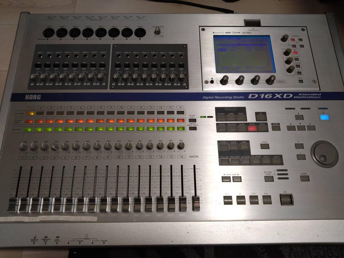 Yahoo!オークション -「korg d16xd」(マルチトラックレコーダー Yahoo!オークション -「korg d16xd」(マルチトラックレコーダー