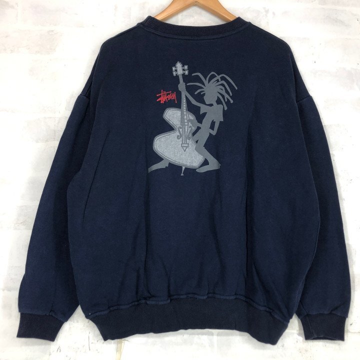 Yahoo!オークション -「stussy 紺タグ」(トレーナー) (男性用)の Yahoo!オークション -「stussy 紺タグ」(トレーナー) (男性用)の