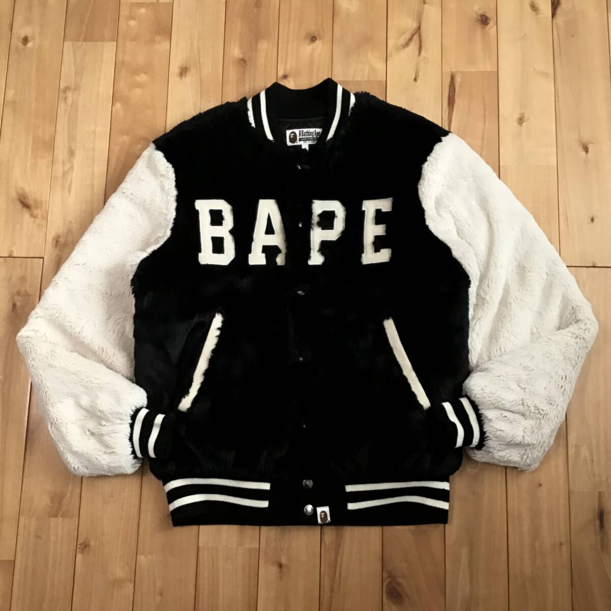 Yahoo!オークション -「A BATHING APE スタジャン」(男性用) (ア Yahoo!オークション -「A BATHING APE スタジャン」(男性用) (ア