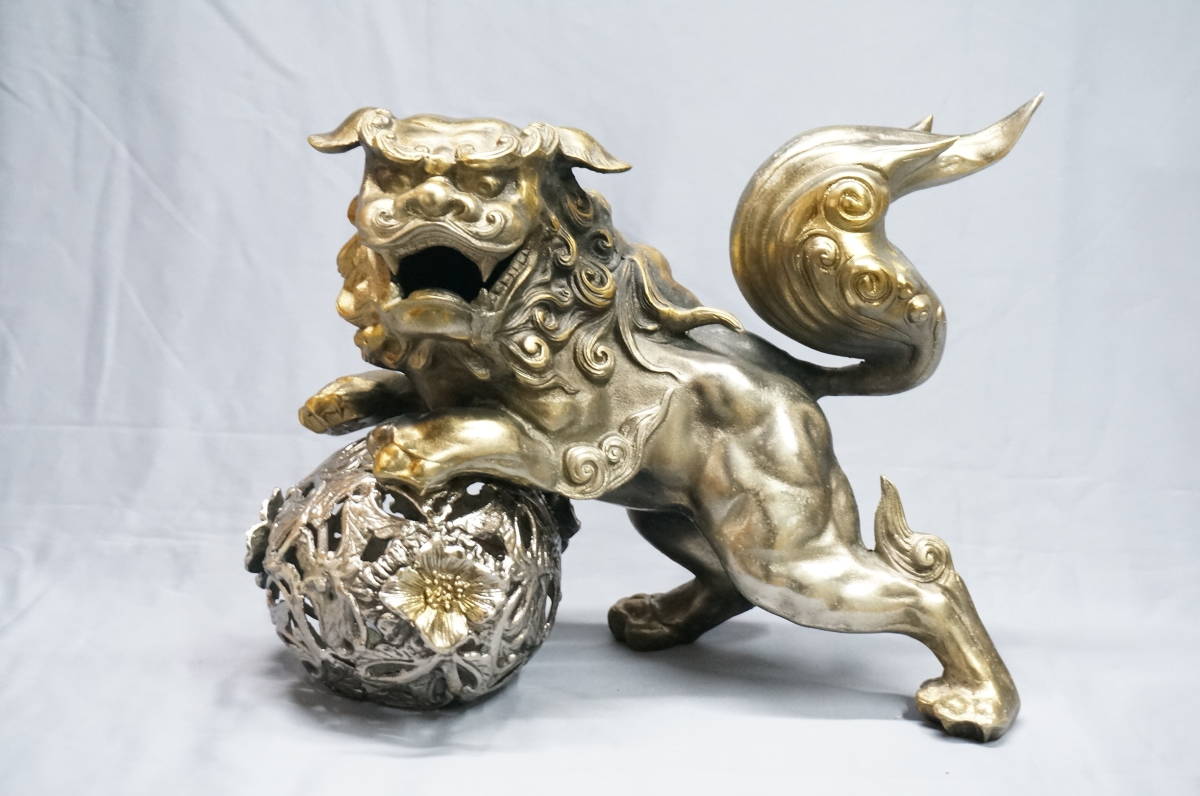 Yahoo!オークション -「玉獅子」(インテリア小物) (家具 Yahoo!オークション -「玉獅子」(インテリア小物) (家具